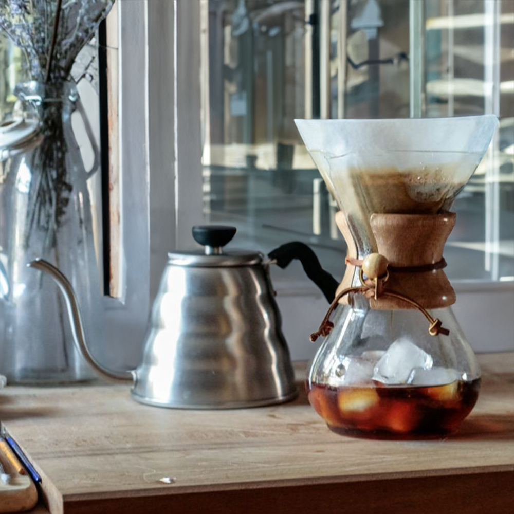 Making Chemex® Iced Coffee – Klatch Coffee